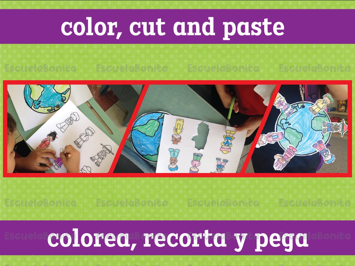 United Nations Day CRAFT / Día De Las Naciones Unidad MANUALIDAD!! ONU ...