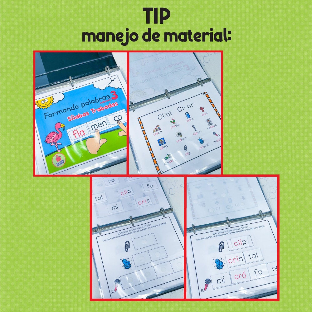 SUPER BUNDLE Aprendo a Leer Y Escribir "formando Palabras" 1, 2 Y 3 En ...