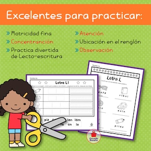 CONSTRUYO PALABRAS Con El Abecedario / Spanish Alphabet Word Building ...