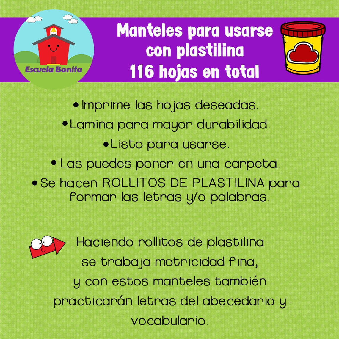 Manteles Del Abecedario Para Plastilina / Spanish Alphabet Playdough ...