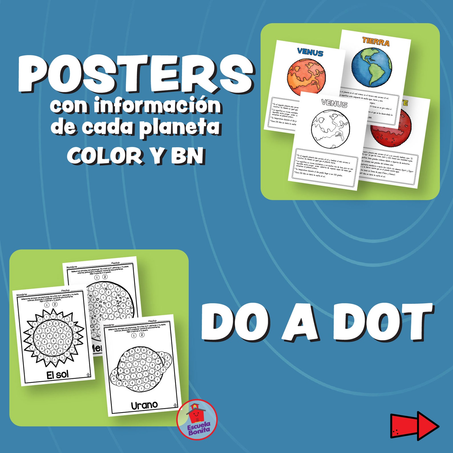 Proyecto Sobre LOS PLANETAS -- PLANETS Unit Project - Etsy UK