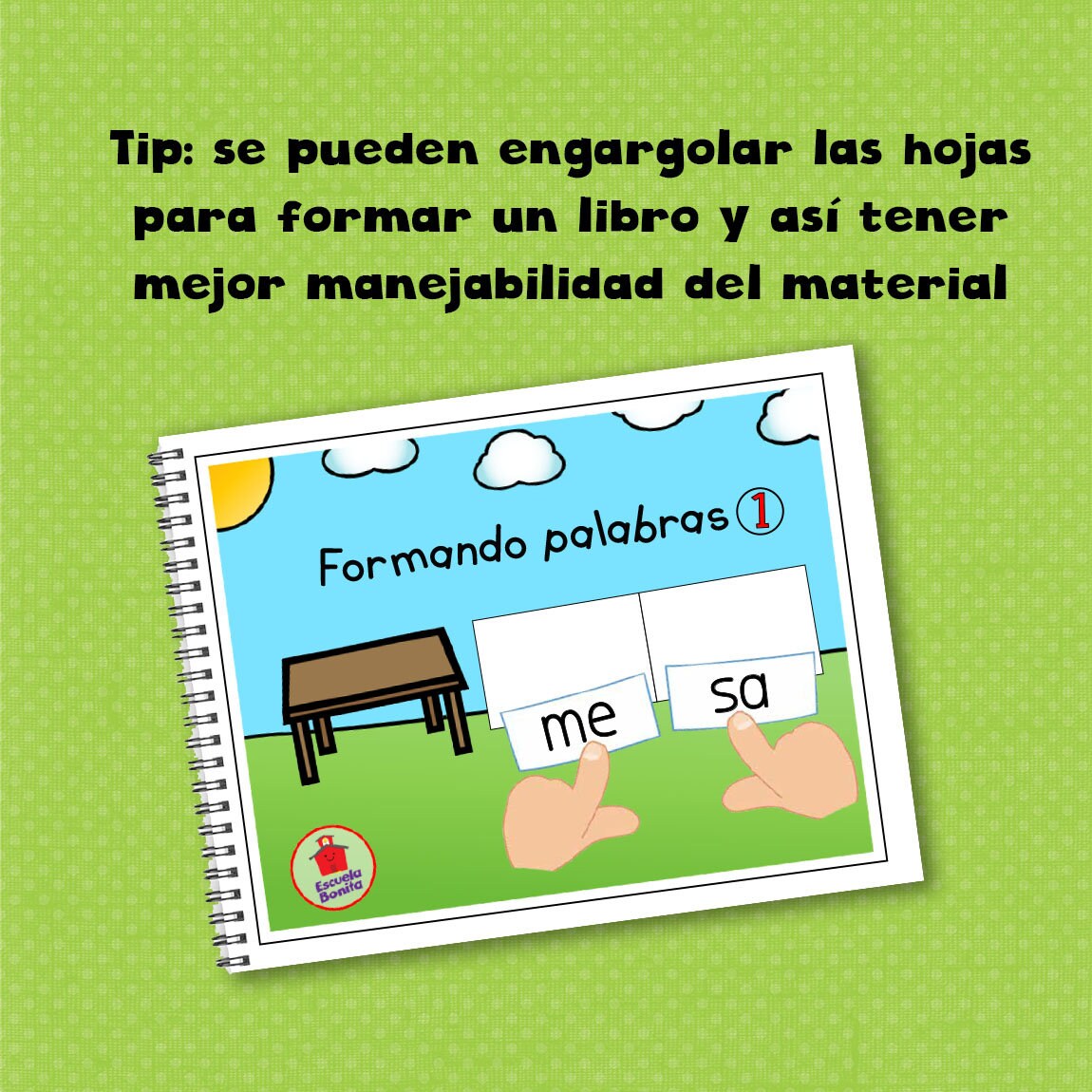 Aprendo a Leer Y Escribir FORMANDO PALABRAS "volumen 2" En ESPAÑOL ...