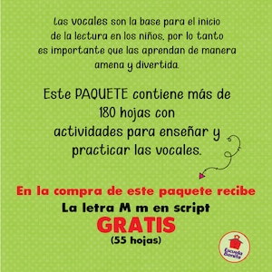 VOCALES BUNDLE!! -- La Aventura De Aprender a Leer Y Escribir En SCRIPT ...