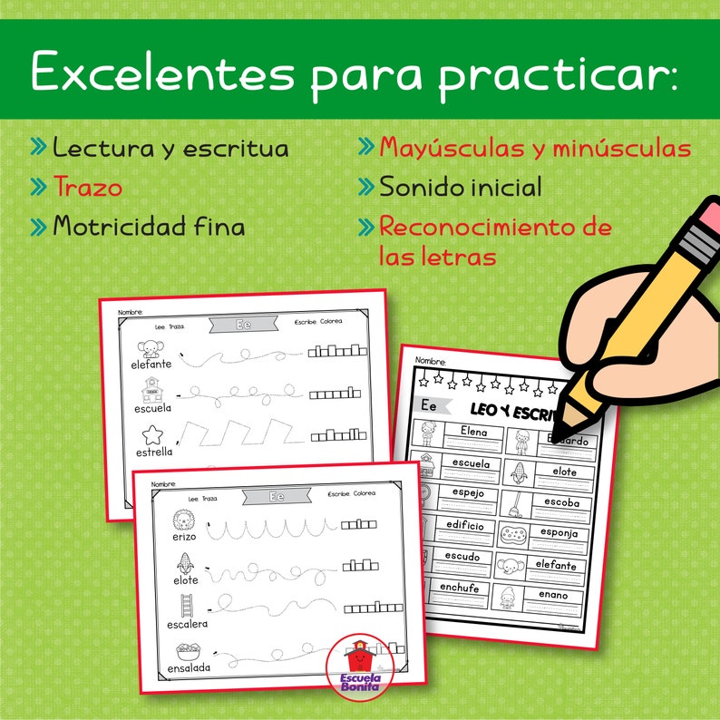 LEO Y ESCRIBO Con El Abecedario / Spanish Alphabet Activities - Etsy