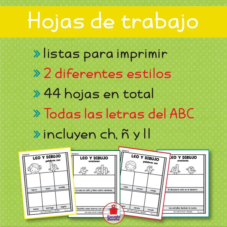 LEO Y DIBUJO Con El Abecedario / Spanish Alphabet "read and Draw ...