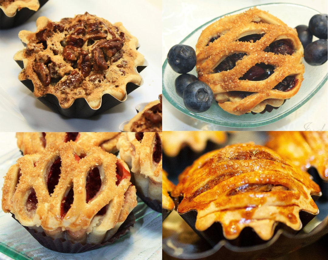 Deluxe Handcrafted Mini Pie Sampler 6pcs Regular or Gluten-free Mini ...