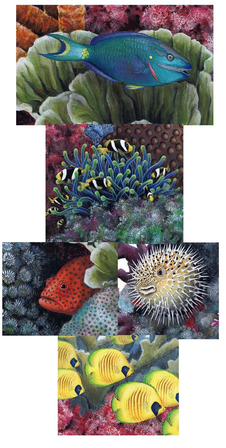 Coral Reef Wall Decal - Etsy