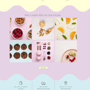 Wix Website Template for Cake Shop | Customizable Pastel Theme ...