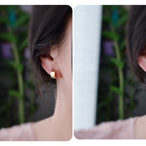 Hoops 15mm Invisible Clip on Earrings, Clip on Hoop Earrings, Non ...