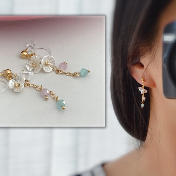 Dangle Clip Earrings - Etsy