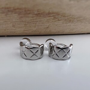 Hoops 15mm Invisible Clip on Earrings, Clip on Hoop Earrings, Non ...