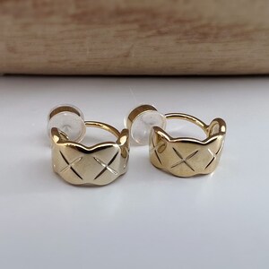 Hoops 15mm Invisible Clip on Earrings, Clip on Hoop Earrings, Non ...