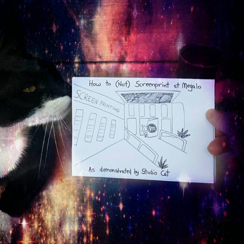 Art Zine, Cat Lovers Zine, Screen Printing Zine, Print Makers Zine ...