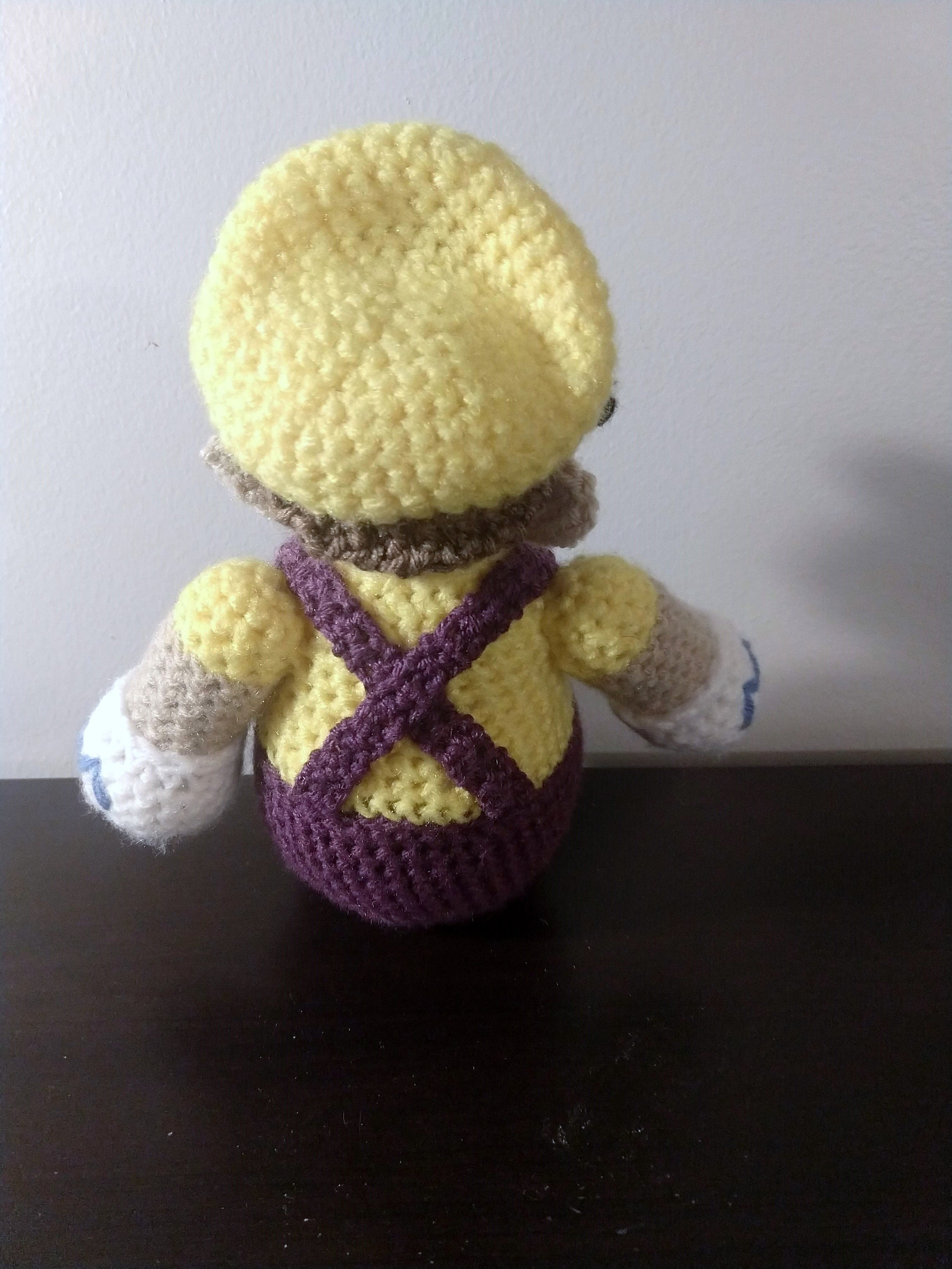 Wario Amigurumi Plushie Doll - Etsy