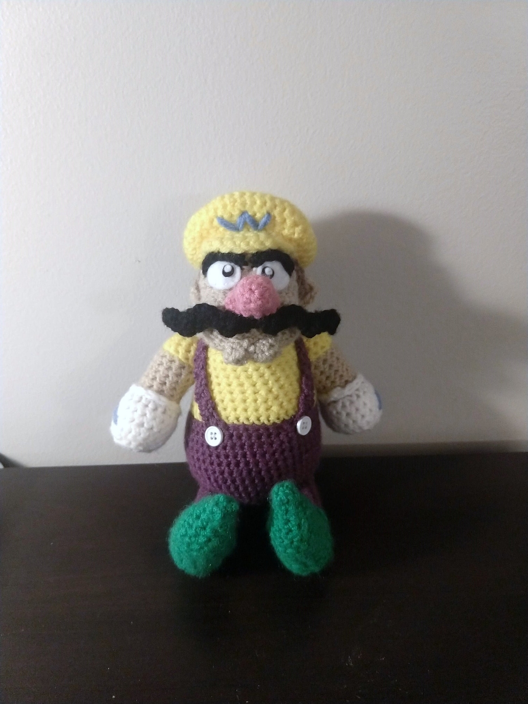 Wario Amigurumi Plushie Doll - Etsy