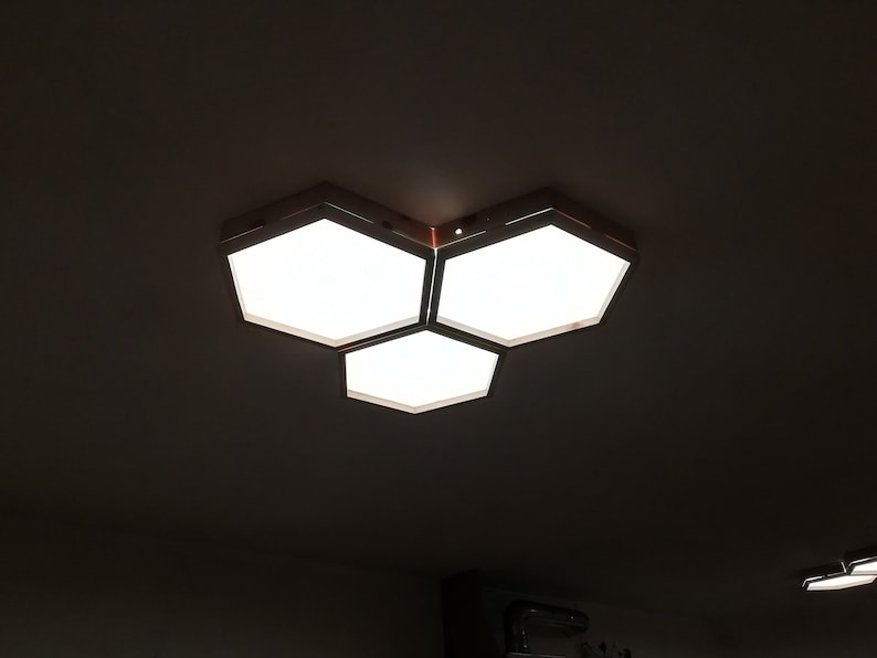 Honeycomb LED Panel - Hexagonal Shape Lamp 70W 3500K - Etsy