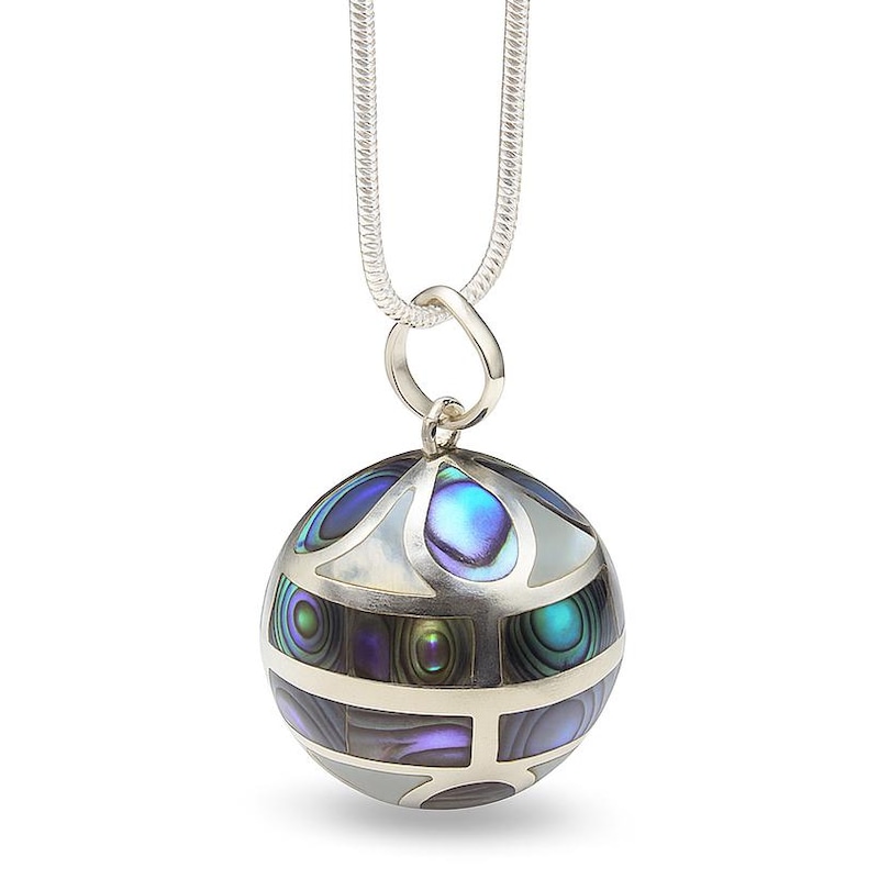 Blue Harmony Ball Necklace - Etsy