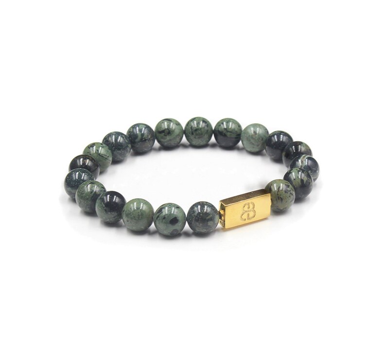 Men's Dark Green Jade Bracelet, Bracelet Man, Jade Bracelet, Men's Jade ...
