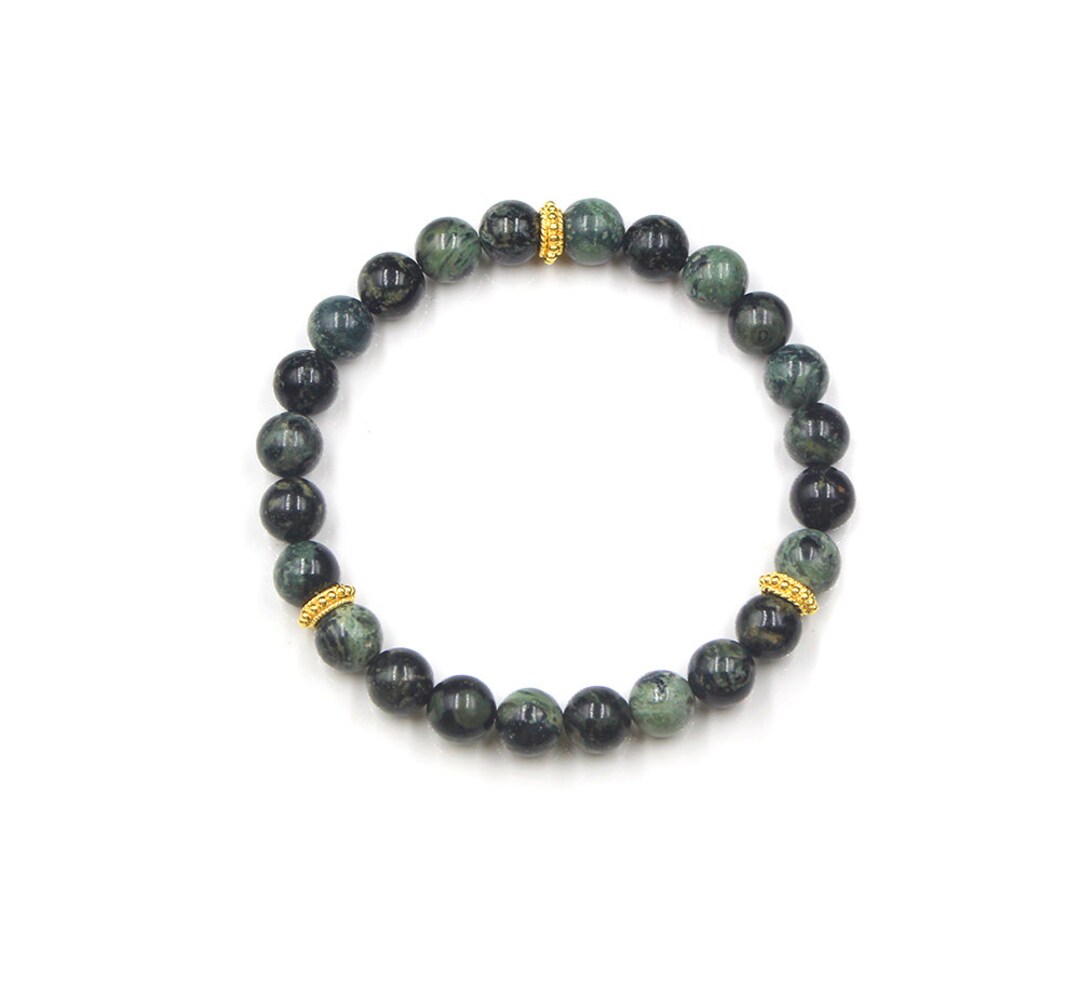 Dark Green Jade Bracelet, Men's Bracelet, Jade Bracelet Men, Men's ...