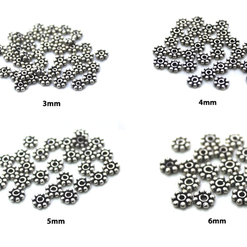 Silver Spacers - Etsy