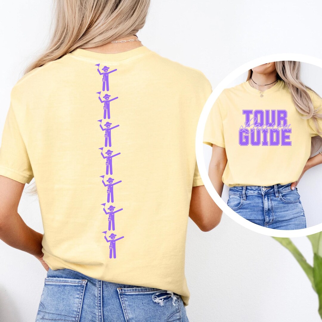 Custom Tour Guide Tshirt, Custom Comfort Colors Shirt, Custom Tour ...