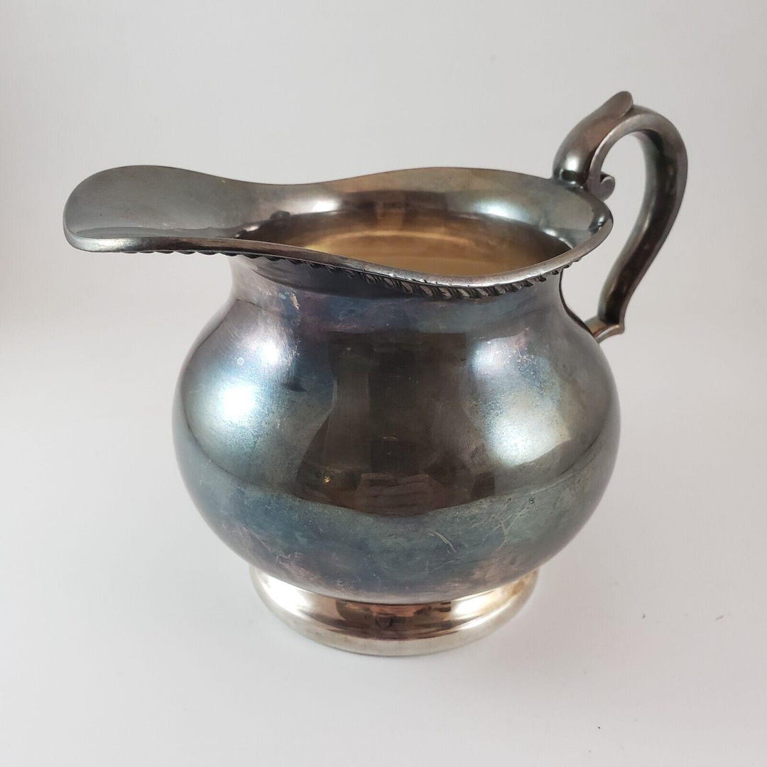 Silverplate Water Pitcher Mid-century Friedman Silver Co, Brooklyn, New ...