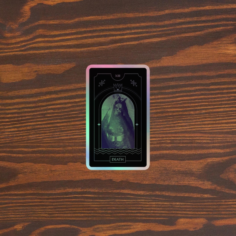 Agatha All Along Rio Vidal Lady Death Holographic Sticker - Etsy Australia