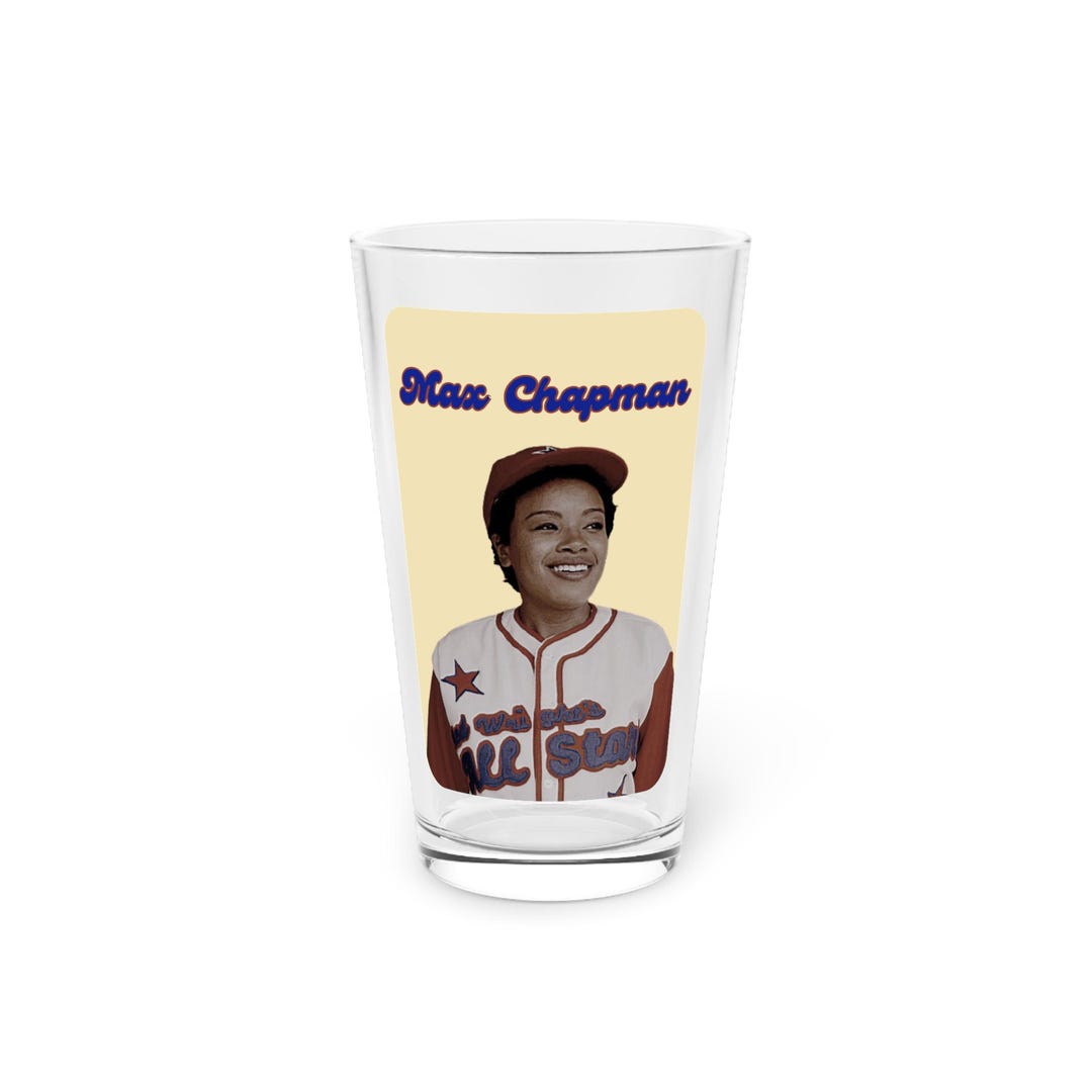 A League of Their Own, Max Chapman Pint Glass, 16oz - Etsy