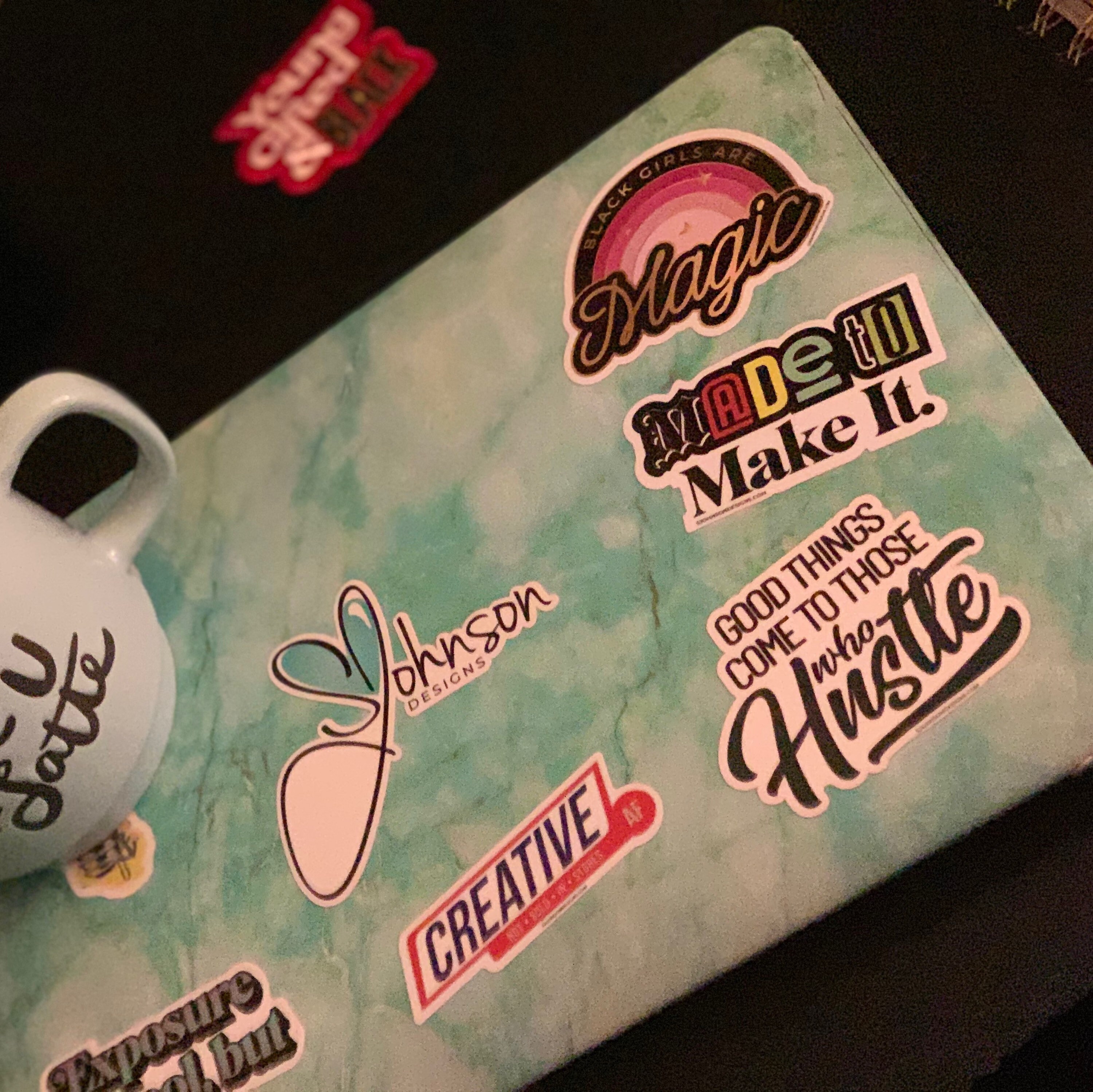 Vinyl Sticker Creative AF Laptop Sticker Sticker Pack | Etsy