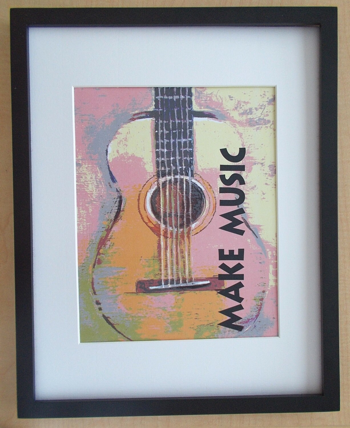Digital Download, Guitar, Digital Print, Music Print, Guitar Art ...