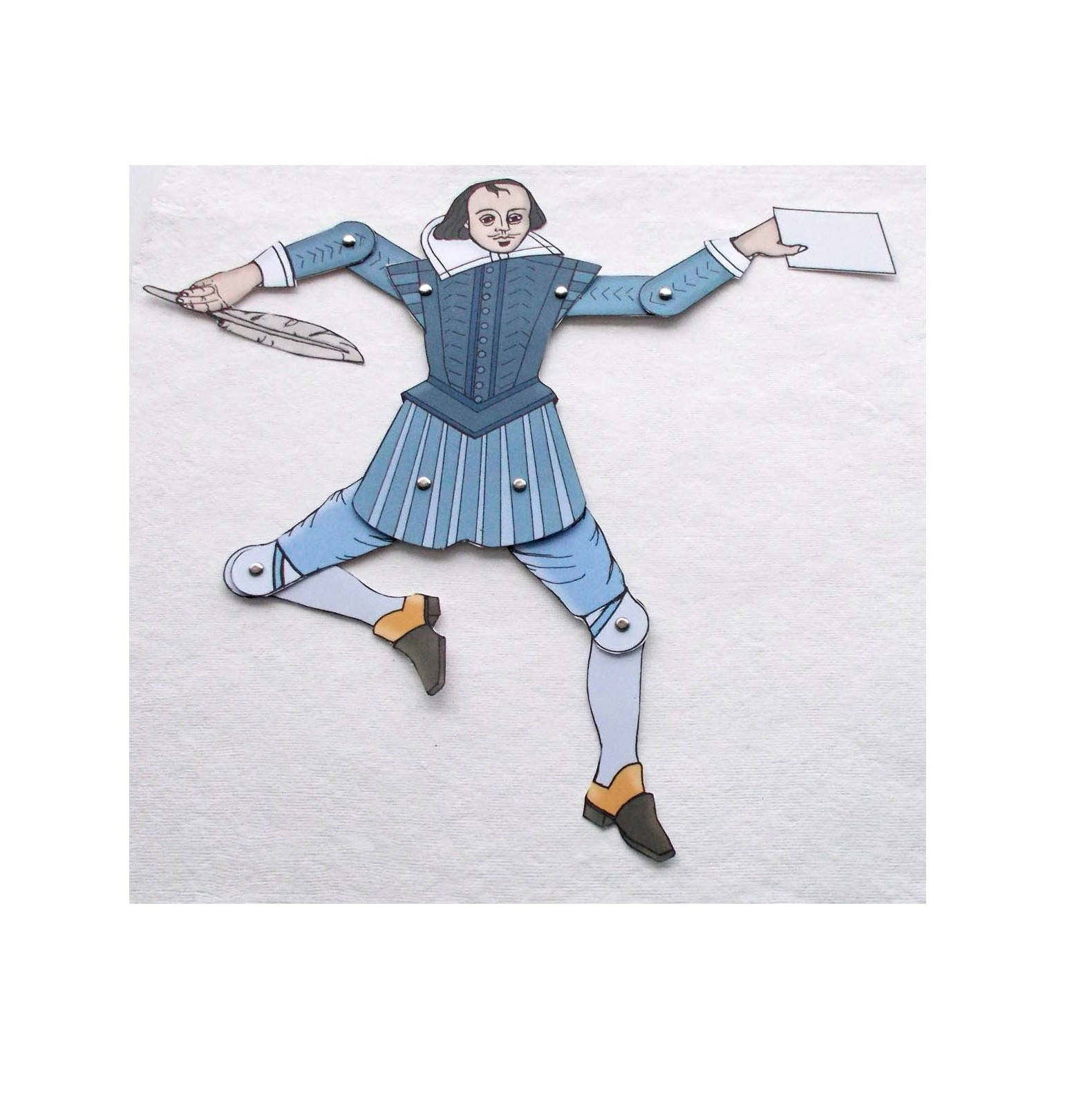 Shakespeare Paper Doll, Shakespeare Bookmark, Book Lover Gift ...