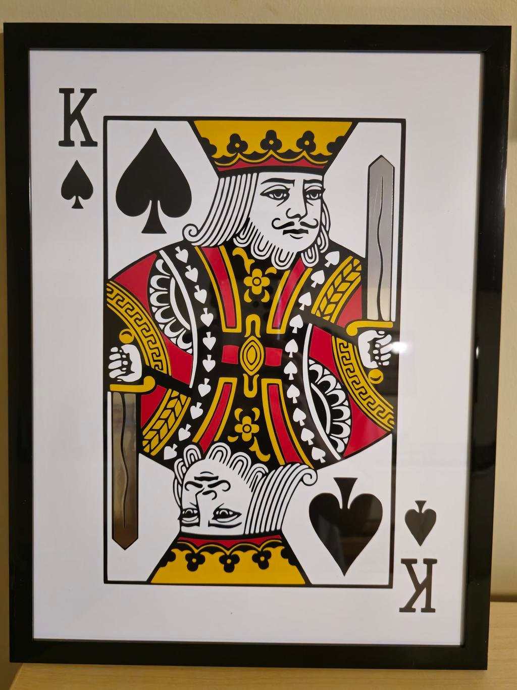 King of Spades - Classic, Colorful, and Unique Wall Decoration for Your ...