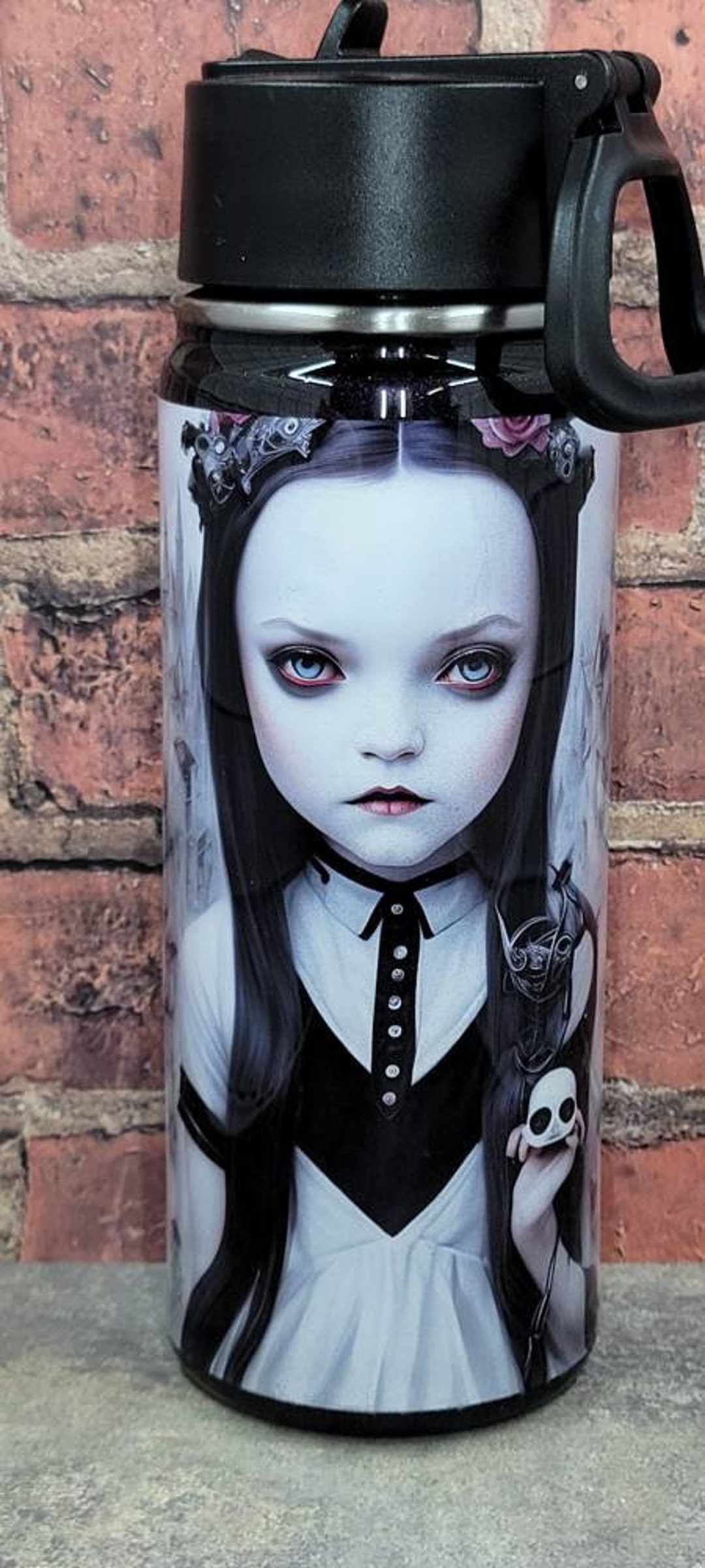 Ships Free Stainless Wednesday Addams Hydroflask Bottle Tumbler 18oz - Etsy
