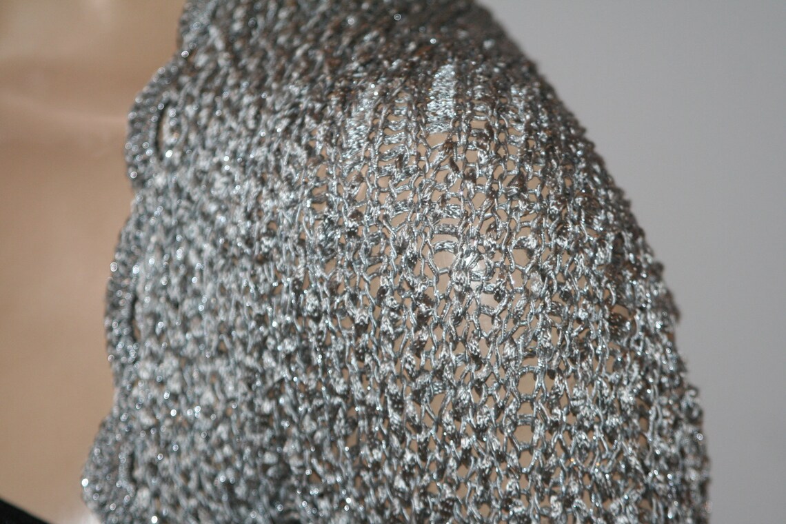Silver Shrug Wedding Shrug Silver Bolero Bridal Shoulders | Etsy