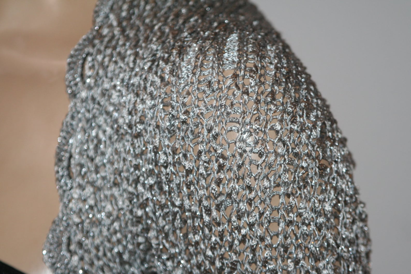 Silver Shrug Wedding Shrug Silver Bolero Bridal Shoulders | Etsy