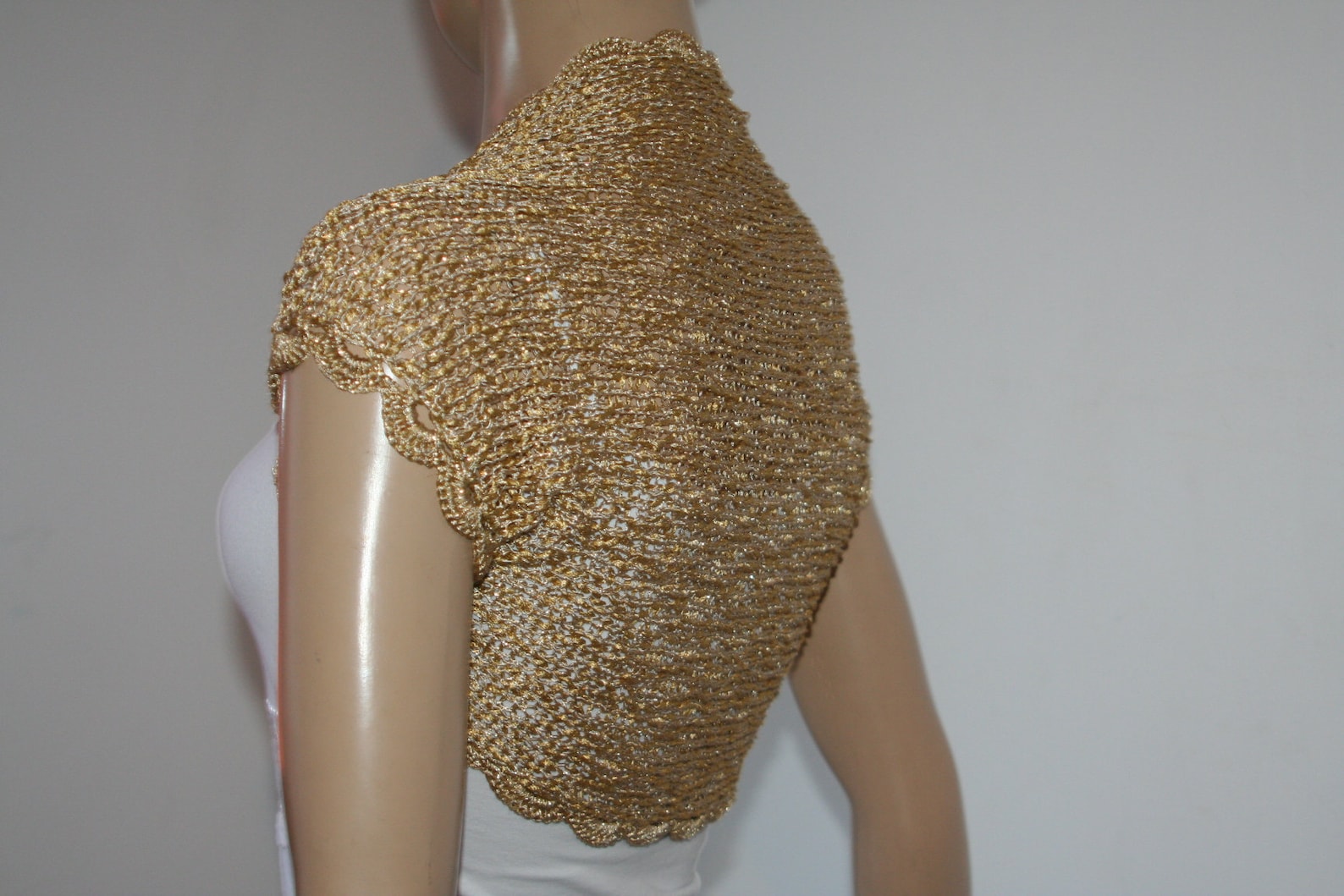 Gold Shrug Wedding Bolero Shrug Bolero Jacket Lace Shrug - Etsy