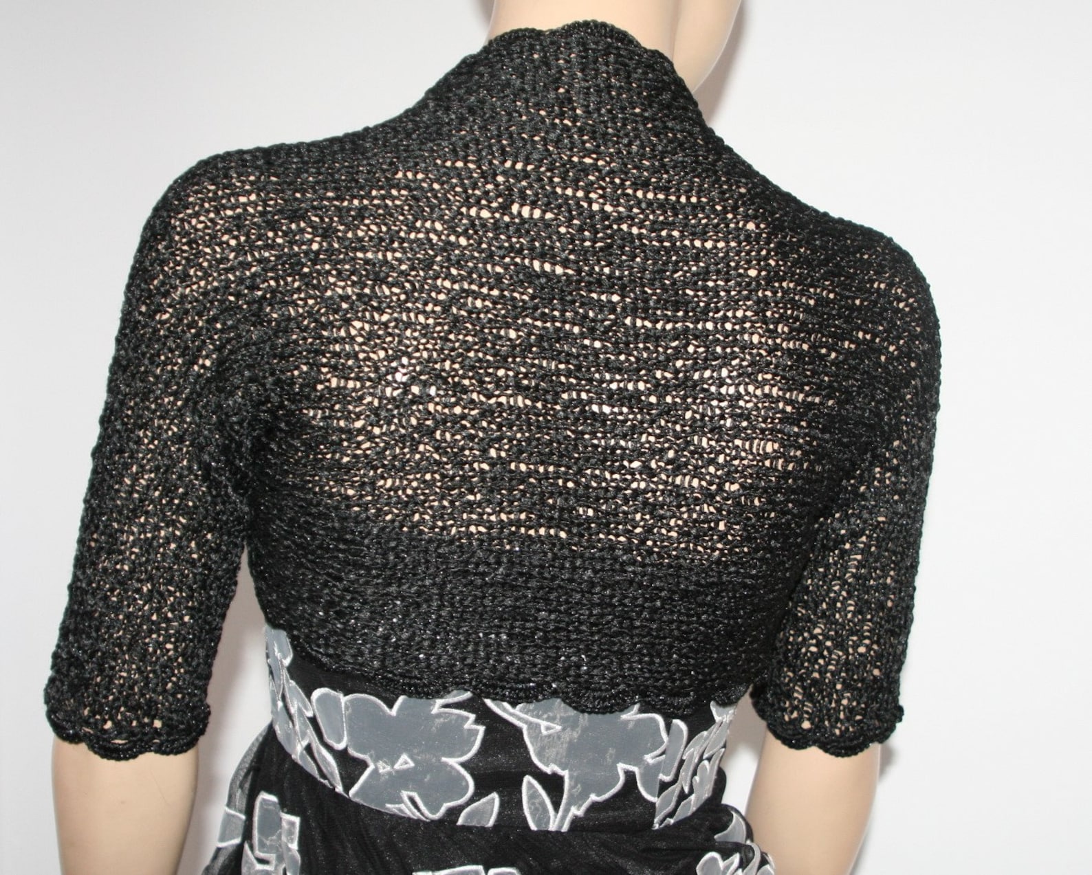 Silver Shrug Wedding Shrug Silver Bolero Bridal Shoulders | Etsy