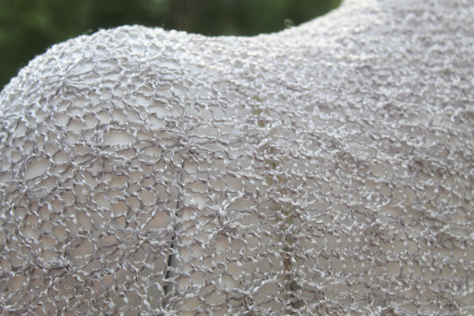 Silver Shrug Silver Bolero Knitted Shrug Cotton Shrug | Etsy