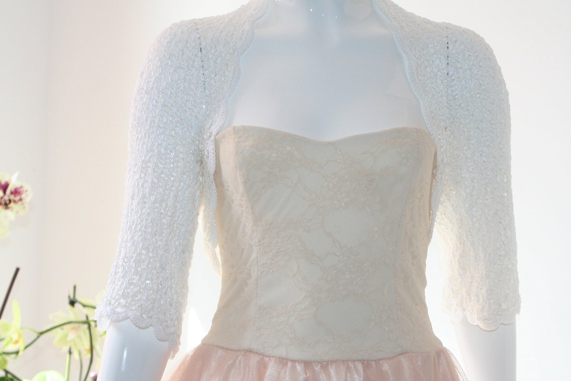 Lilac Shrug, Summer Wedding Shrug, Lilac Bolero, Bolero Jacket, Lace ...
