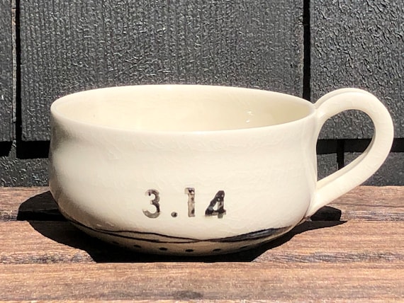 Pi Number Cappuccino Ceramic Mug - Etsy
