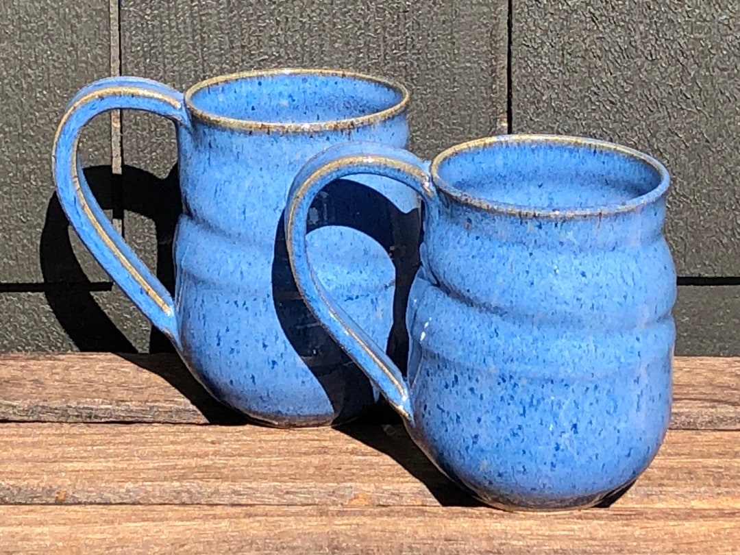 Cobalt Blue Ceramic Mug one - Etsy