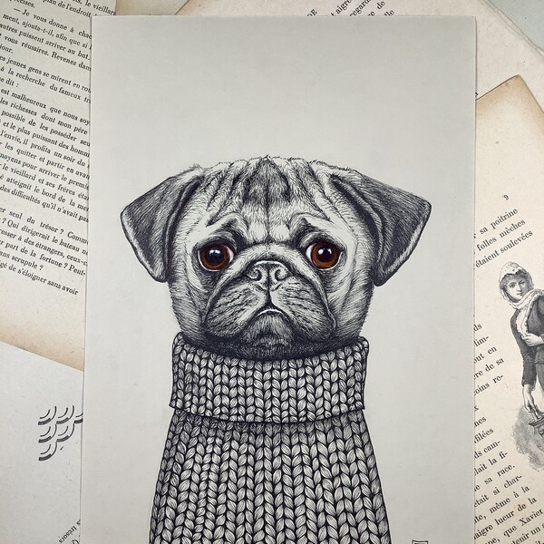 Pen Ink Drawing - Etsy