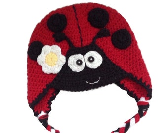 Ladybug Beanie | Etsy
