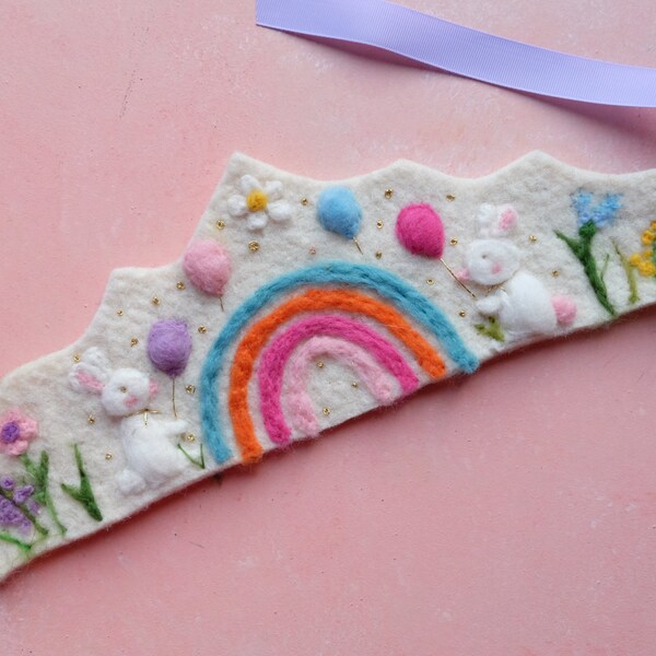 Rainbow Crown - Etsy