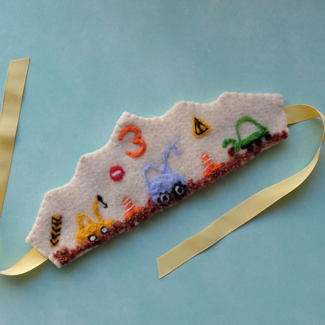Custom Felt Birthday Crown for Kids, Themed Party Accessery ...
