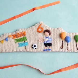 Needle Felted Crown , Baby Flower Headband, Waldorf Birthday Crown - Etsy