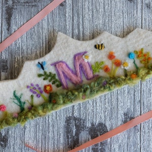 Wool Crown, Needle Felting Birthday Crown, Waldorf Crown, Toddler Crown ...