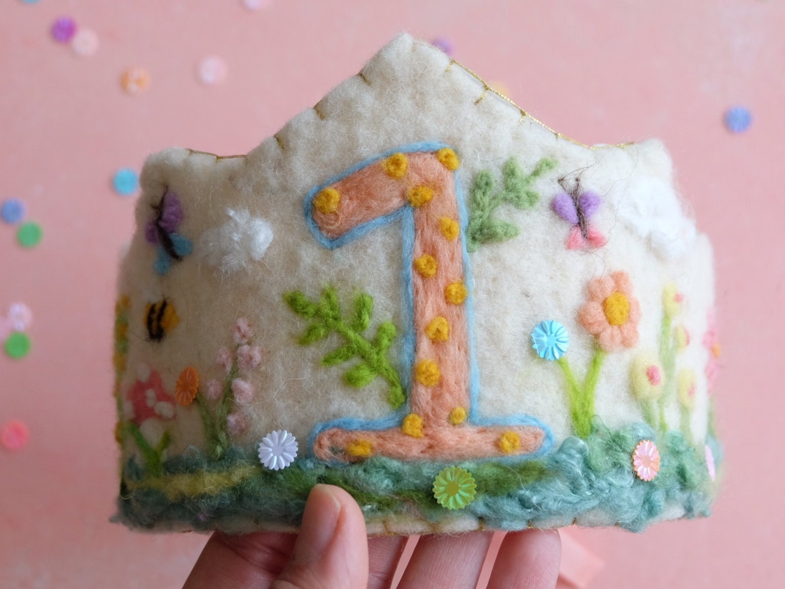 Children's Birthday Party Felting Crown, Kids Birthday Crown, Waldorf ...