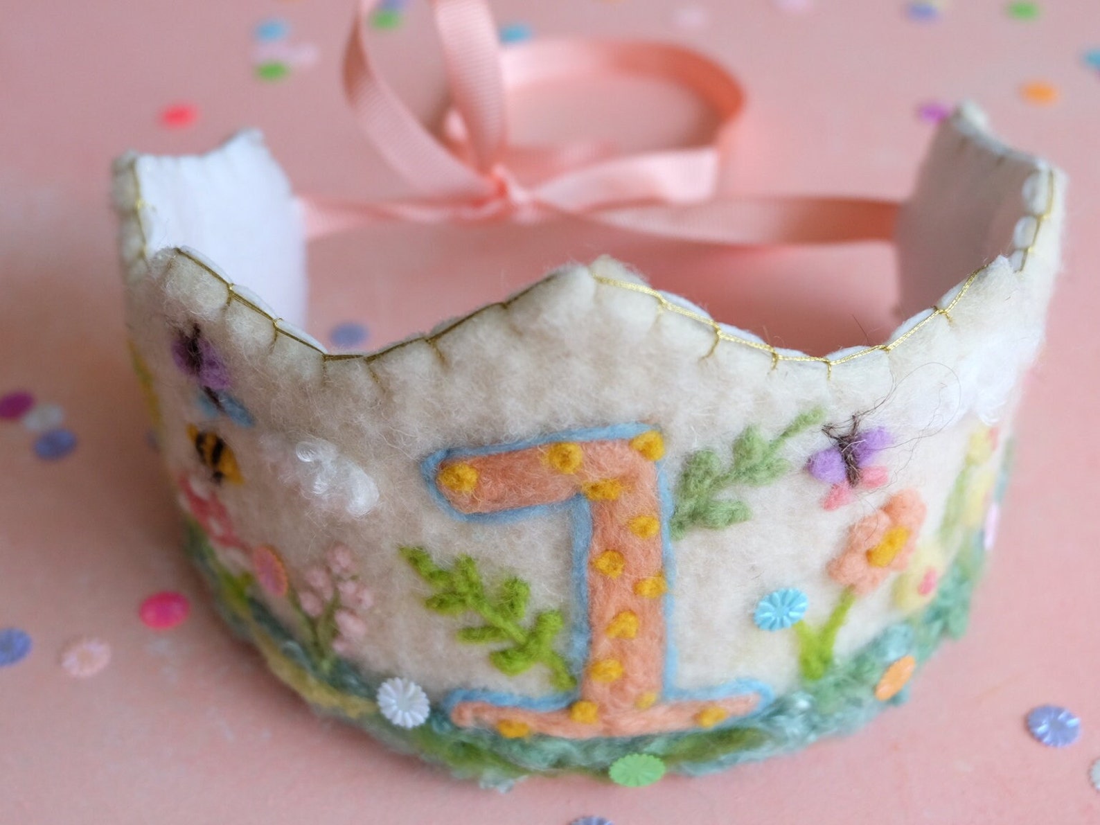 Children's Birthday Party Felting Crown, Kids Birthday Crown, Waldorf ...