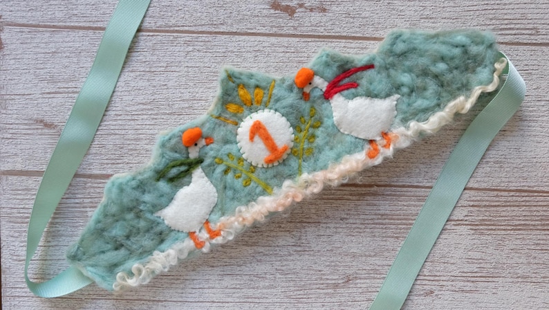 One Silly Goose Party Hat, Birthday Crown, Needle Felting Crown - Etsy